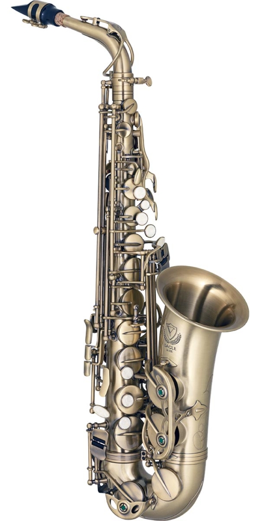 Saxofone alto com acabamento envelhecido | SA 500 VG | Eagle